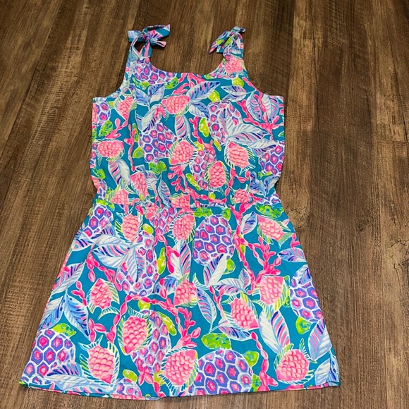 Lilly Pulitzer | Dresses | Lilly Pulitzer Girls Sundari Romper Turtle ...